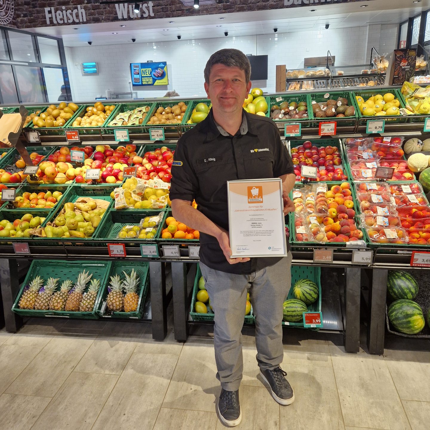 EDEKA Jens in Lensahn bleibt generationenfreundlich - Handelsverband Nord